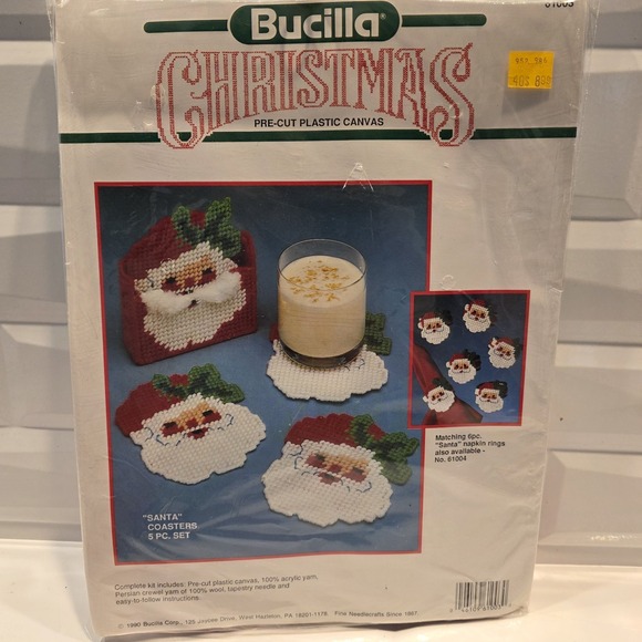 Bucilla | Holiday | Vintage Christmas Bucilla Plastic Canvas Kit 603 ...